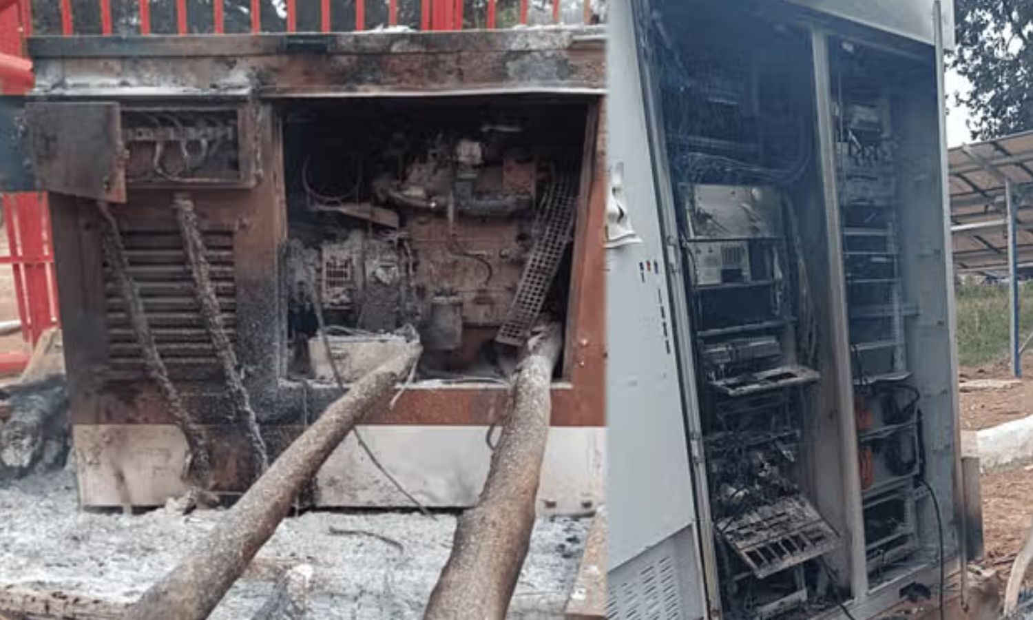 CG News: बीजापुर में नक्सलियों ने जियो टावर में लगाई आग, मौके पर मिला ...