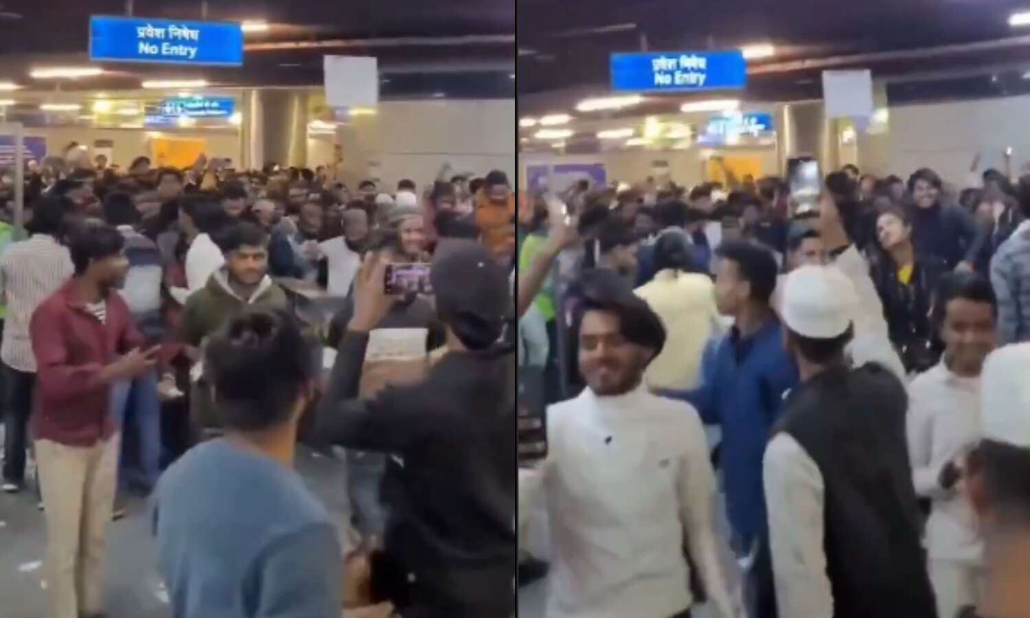 Delhi Metro Viral Video: दिल्ली मेट्रो पर हुड़दंग मचाती भीड़ का वीडियो वायरल, DMRC ने दी ये सफाई ...